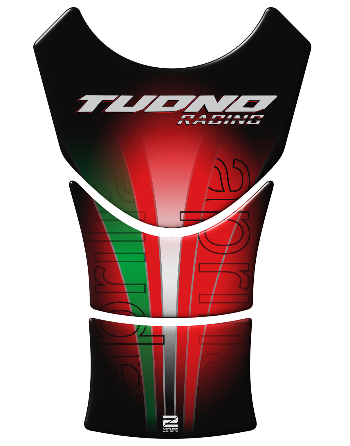 Aprilia Tank Pad - Aprilia Tuona Red Tank Pad Protector. – 2Gether We Ride