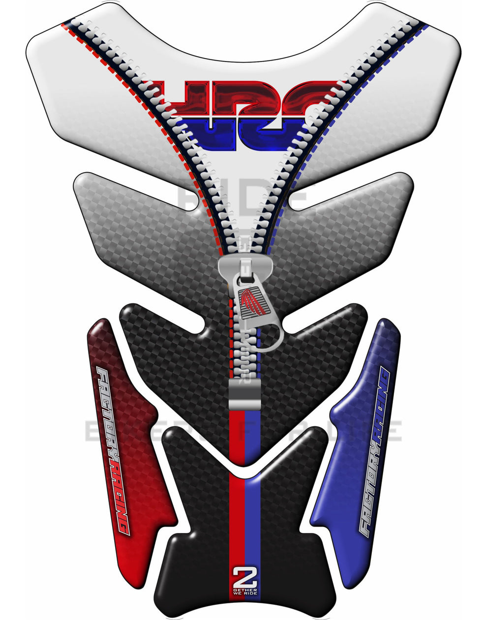 Honda Tank Pad - Motor Cycle Tank Pad Honda HPC Carbon Fibre Tank Prot ...